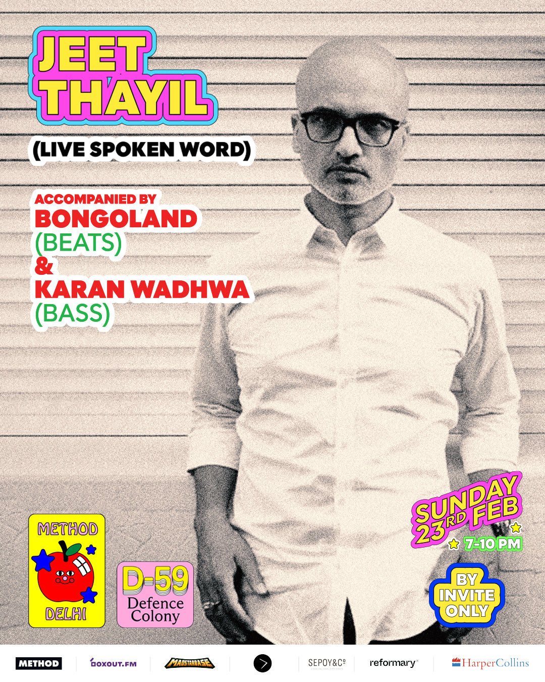 Jeet Thayil (Live) w/ Bongoland + Karan Wadhwa | Method Delhi | Sunday