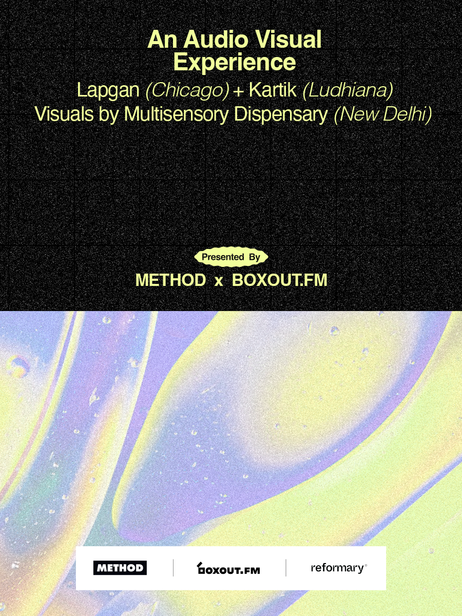 Lapgan x Karthik x Multisensory Disepensary | Audio Visual Experience ...