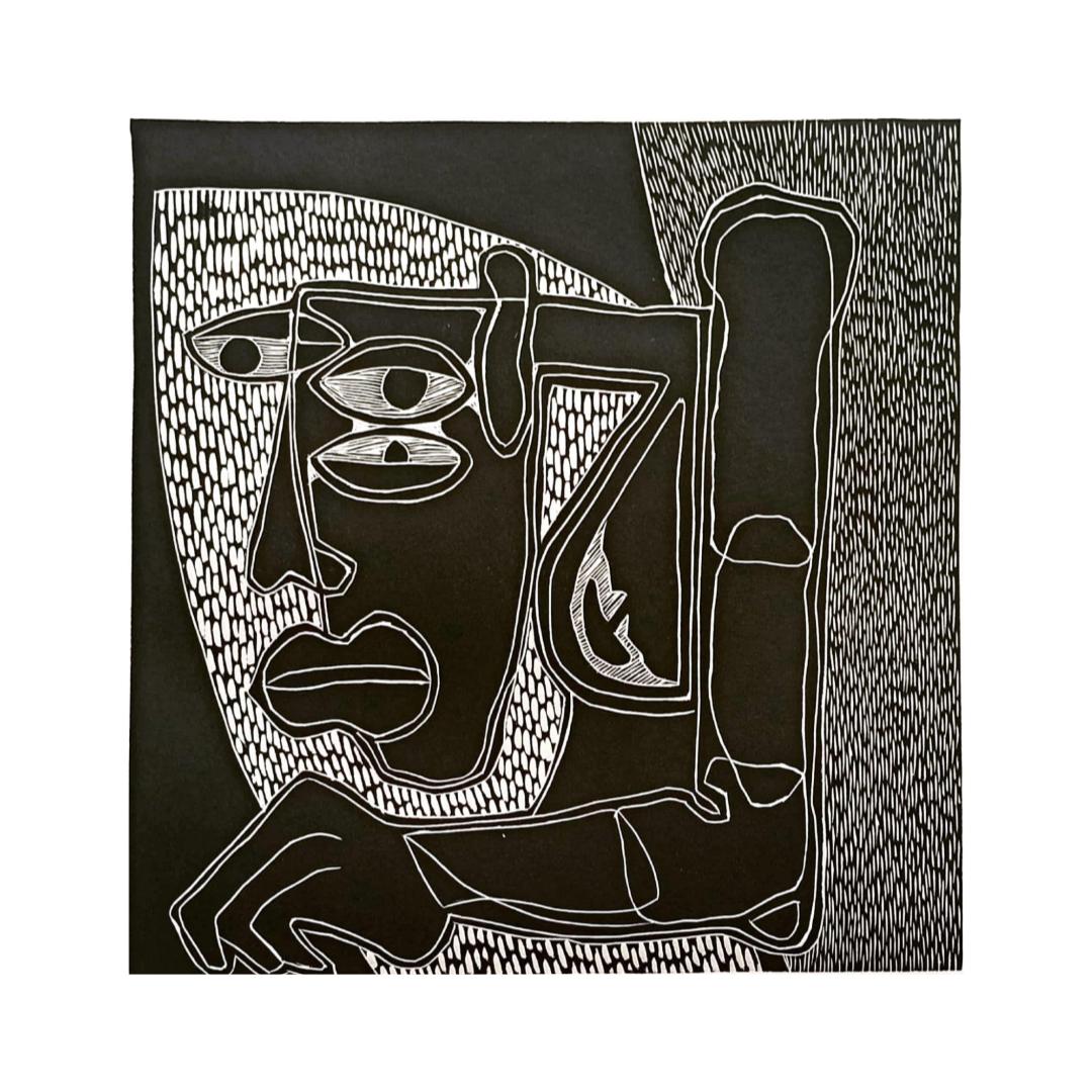 Famous Linocut Artists Central Park New York Linocut Print Etsy